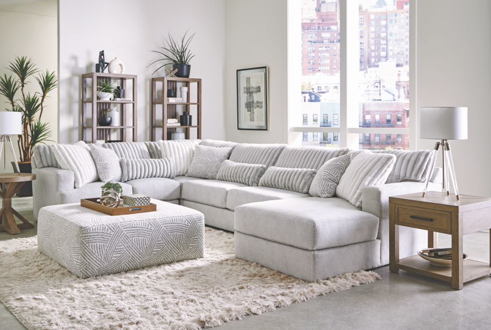 Jackson/Catnapper 3pc OVERSIZED Sectional 3303 – Harwin Furniture