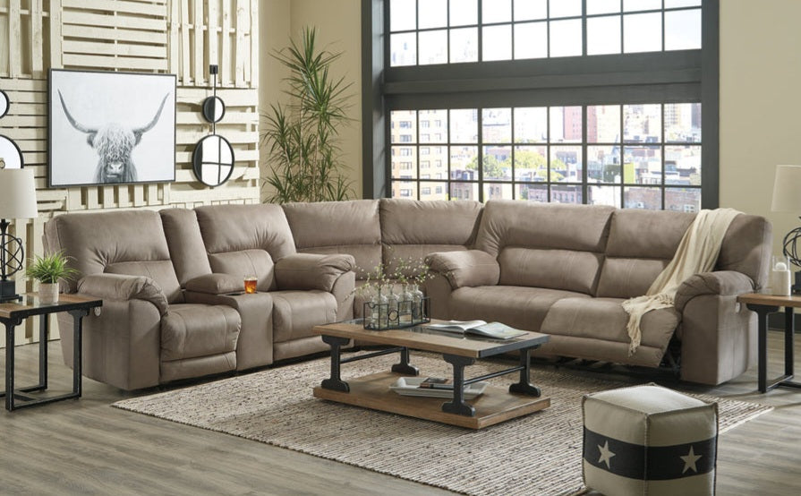 Cavalcade Slate 3pc POWER Reclining Sectional 77601 – Harwin Furniture