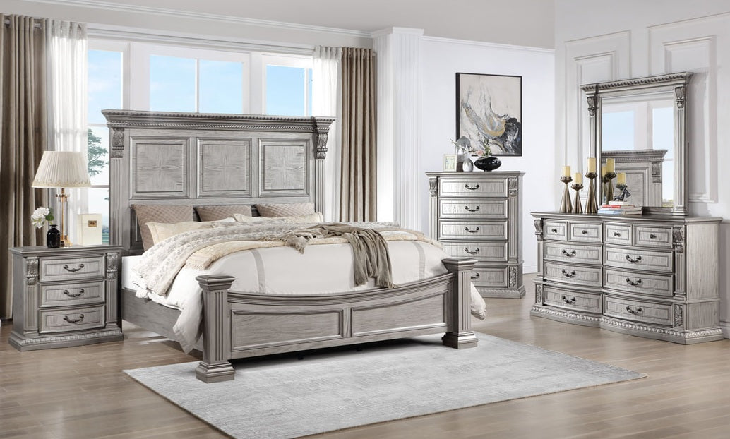 Platinum Panel Bedroom Set B2010 – Harwin Furniture