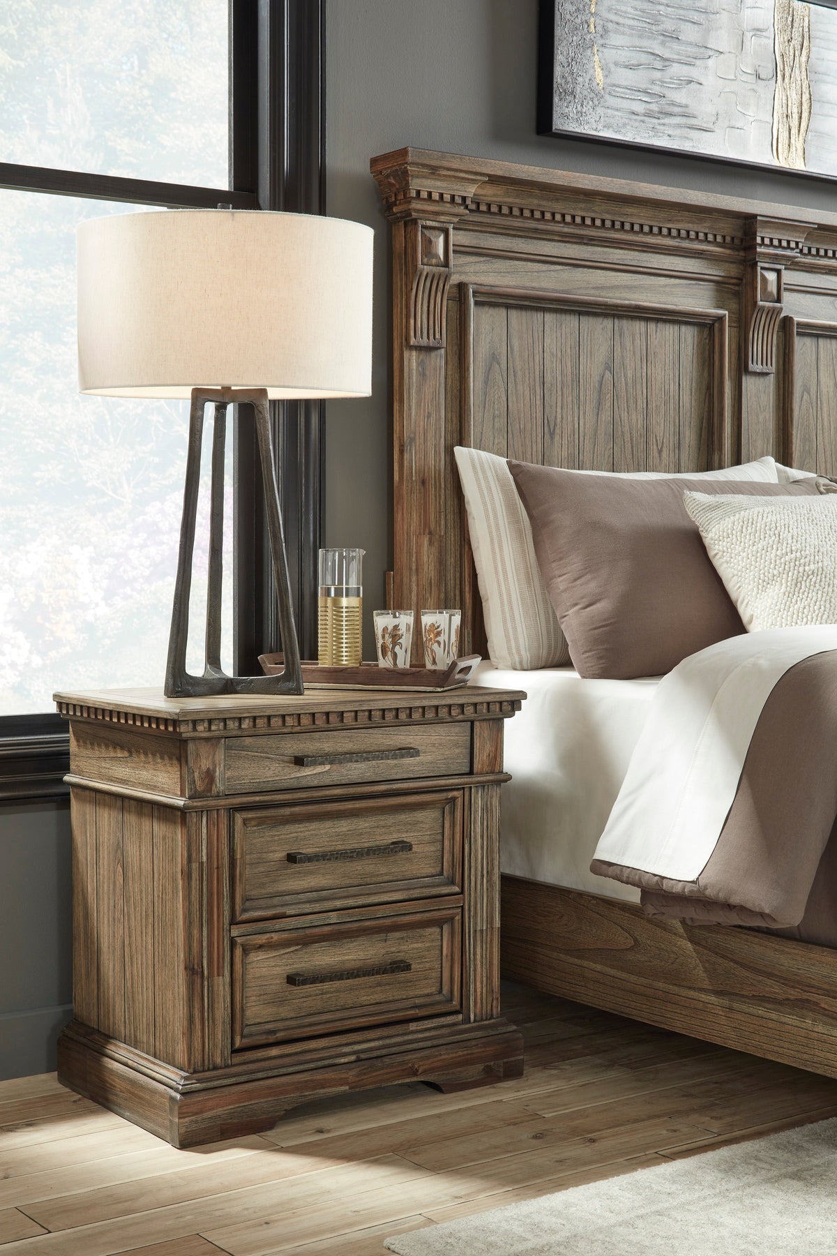Markenburg Brown Panel Bedroom Set B77056 – Harwin Furniture