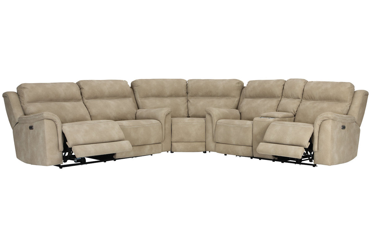 Next-Gen DuraPella Sand POWER 3PcReclining Sectional 59302 – Harwin ...